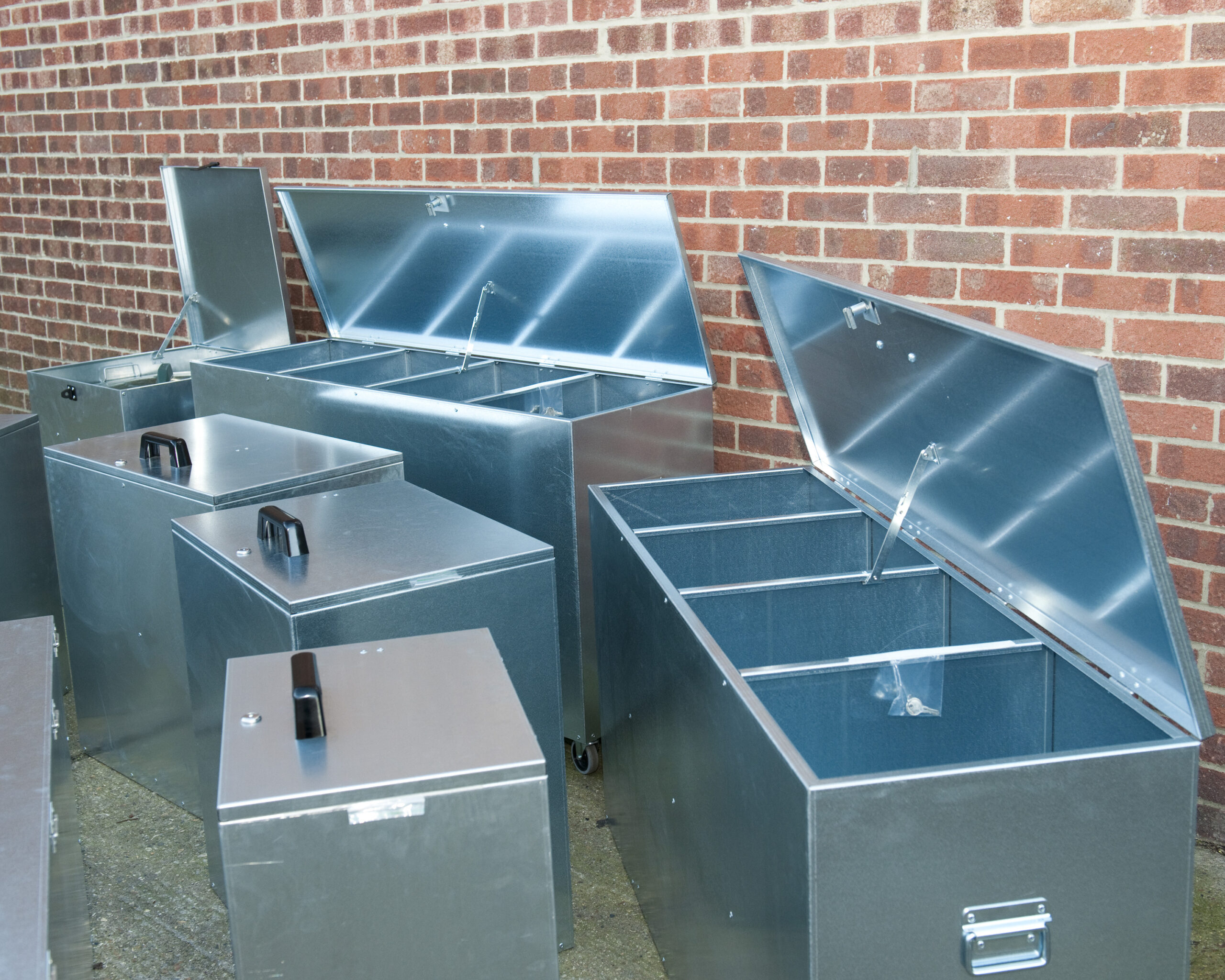 2 Compartment Feed Storage Bin (2C) - AD Feed Bins