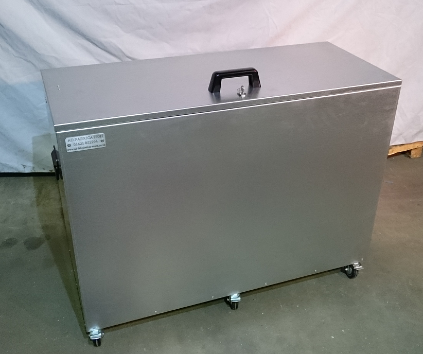 Mobile 3 Compartment Feed Storage Bin (M3C) - AD Feed Bins